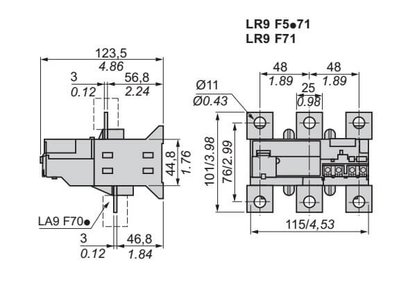بیمتال کنتاکتورهای سری F اشنایدر | نت الکتریک | بیمتال اکترونیکی| LR9D
