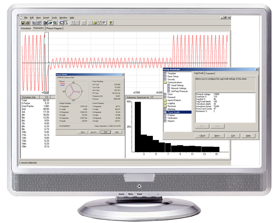 نرم افزار ION SETUP - نت الکتریک - تنظیم و مانیتورینگ پاورآنالایزر اشنایدر